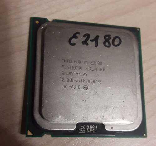 Процессор intel pentium E2180 2000Ггц socket 775