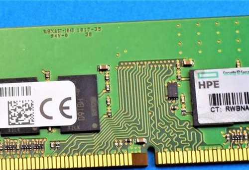 Серверная Память DDR4 8GB Micron 2400Т 1Rx8 HP