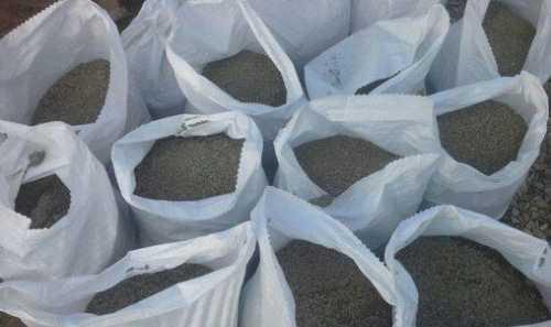 Дресва, песок в мешках, 35кг/мешок