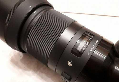 Sigma Sony FE 40mm F1.4 DG hsm Art