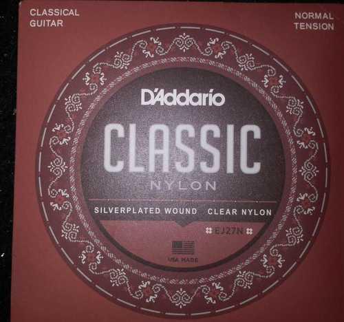 Струны для классической гитары D'Addario