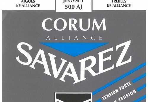 Струны для гитары Savarez 500AJ Corum Alliance Blu