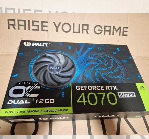 Видеокарта palit GeForce rtx 4070 super 12gb