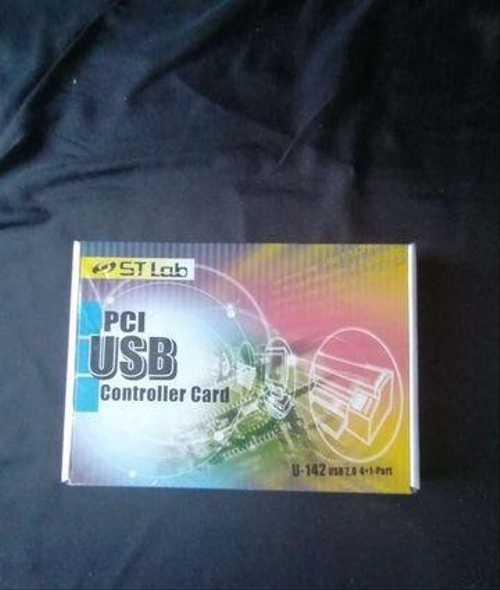 Контроллер PCI USB2.0 ST Lab 142