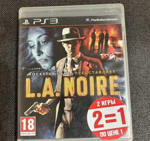 Игра для ps3 L.A. Noire