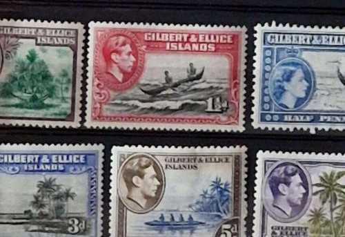 Почтовые марки Великобритании Британские колонии