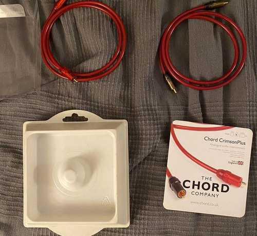 Кабели rca chord crimson plus 1 м