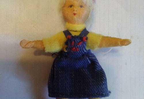 Кукла куколка винтажная проволочная ГДР
