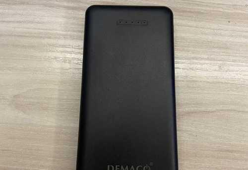 Павербанк 10000mAh Demaco с беспроводной зарядкой