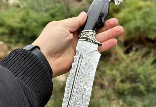 Нож орлан из дамасской стали