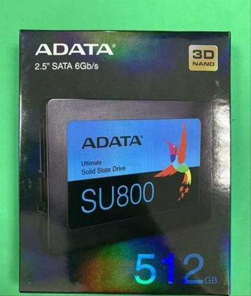 Adata SU800 512gb TLC ASU800SS-512GT-C, NEW нал/б
