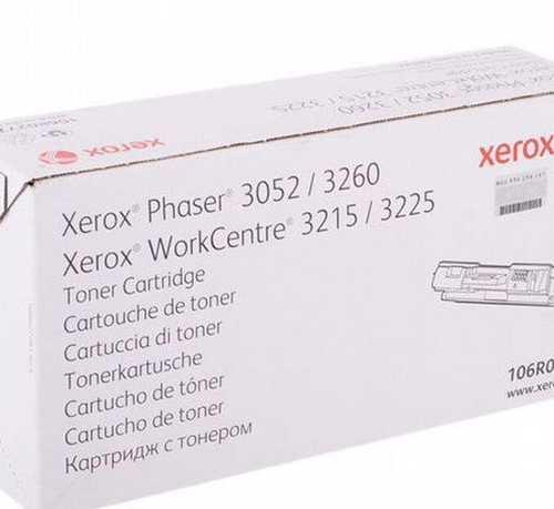 Оригинальный картридж Xerox 106r02778