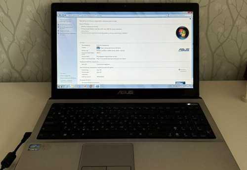 Ноутбук asus a53s i3-2.2Ghz 4gb 500gb hdd GT540 15