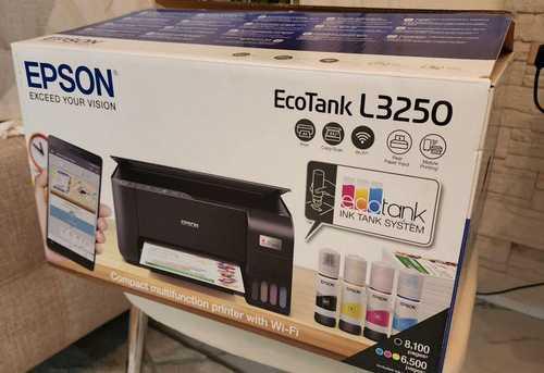 Принтер мфу epson l3250 с wi-fi и снпч