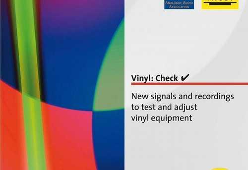 Тестовая пластинка Tacet Vinyl Check LP