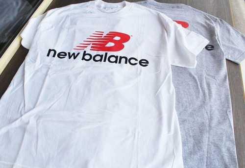 Футболки Оригинал New Balance Usa Серая (S)