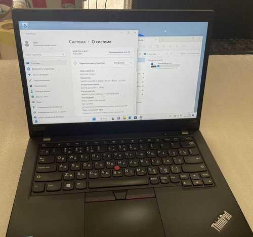 Ноутбук lenovo thinkpad x390 i7-8665u