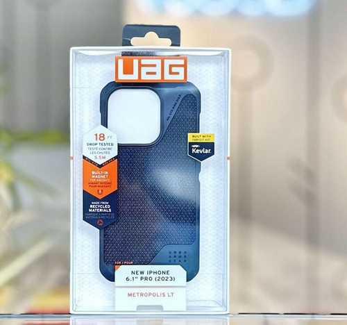 Чехол UAG Metropolis LT с MagSafe (15 Pro) Черный