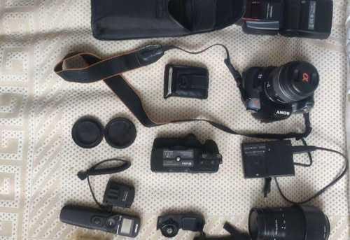 Фотоаппарат Sony a550 жирная комплектация