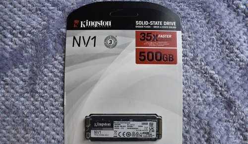 SSD Kingston 500гб M.2 2280 NVMe. PCIe 3.0 Новый