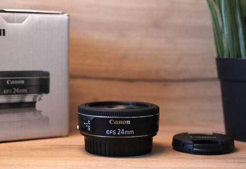 Canon EF-S 24mm f/2.8 STM новый
