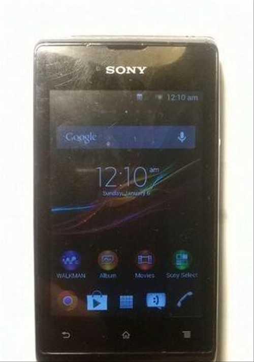 Смартфон Sony XPeria E Dual C1605 Black