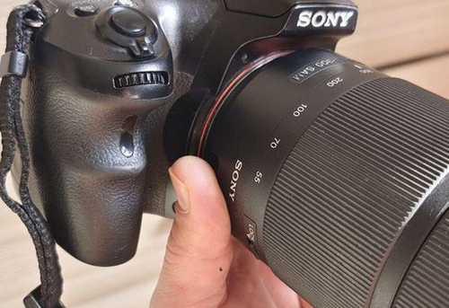 Фотоаппарат sony а57 + объектив Sony 70-300mm