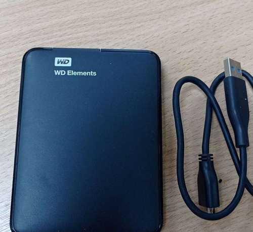 Внешний HDD WD 1TB Elements