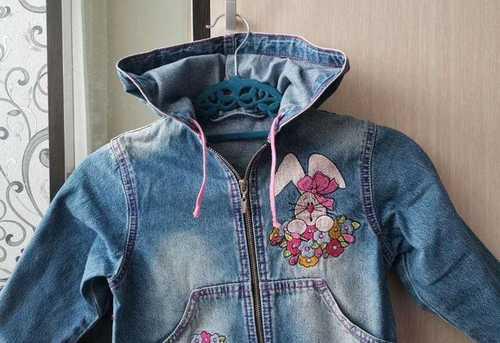 Джинсовая курточка для девочки р92-98