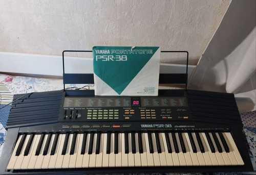 Синтезатор Yamaha PSR38 пр-во Япония в кож.чехле