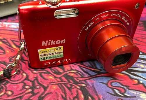 Фотоаппарат Nikon coolpix s3300