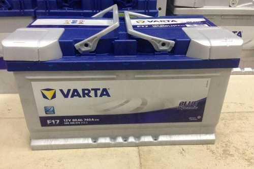 Аккумулятор Varta Blue Dynamic F17 80 Ач Новый