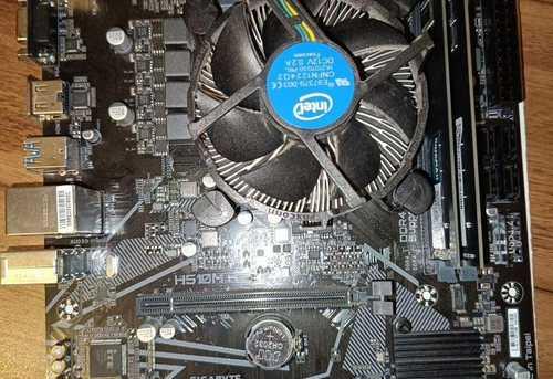 Плата gigabyte H510m и проц i3 10100f