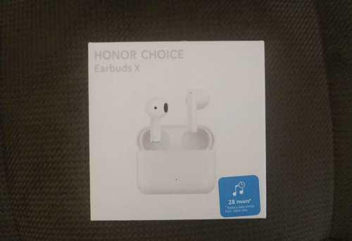 Наушники True Wireless Honor Choice Earbuds X