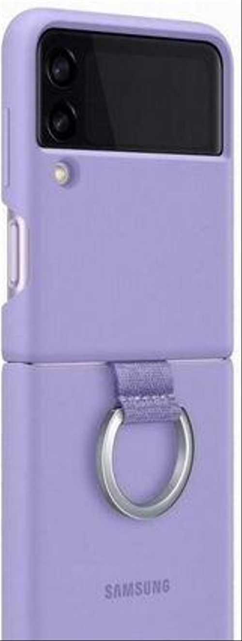 Оригинал Silicone Ring Samsung Z Flip 3 фиолетовый