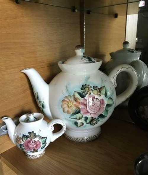 Чайники и кружка семикаракорская керамика