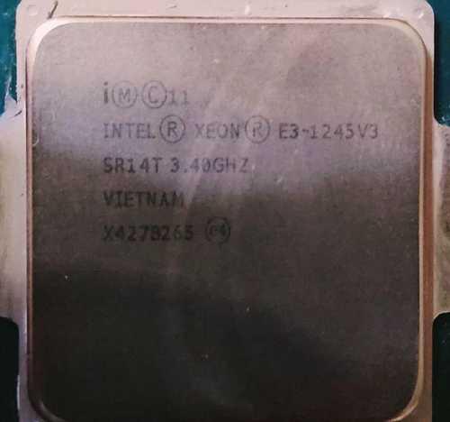 Процессор Intel Xeon e3-1245V3