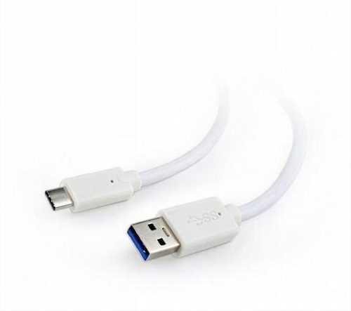 Cablexpert Кабель USB3.0 AM/USB Type-C, 1м, белый