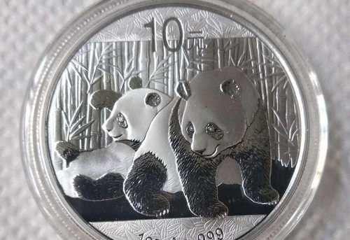 Панда 2010 Китай серебро