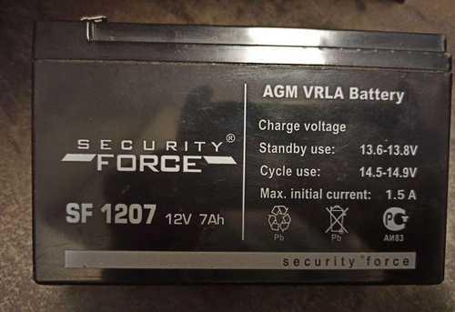 AGM vrla Battery SF 1207 12V 7Ah