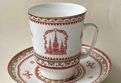 Чашка с блюдцем кофейная лфз Кремль
