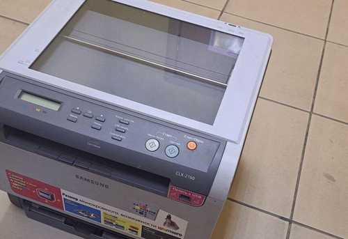 Цветной лазерный принтер samsung clx-2160