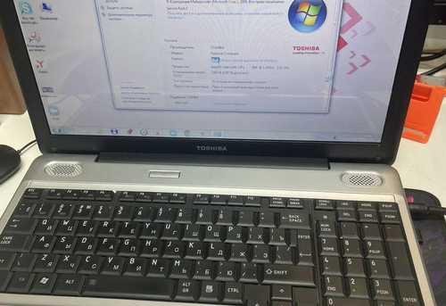 15.6" Toshiba SATELLITE L500-1ZW, 160 ГБ, Celeron 900, RAM 2 ГБ, Intel GMA 4500MHD