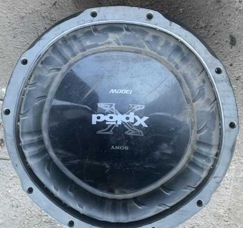 Сабвуфер sony xplod 1300