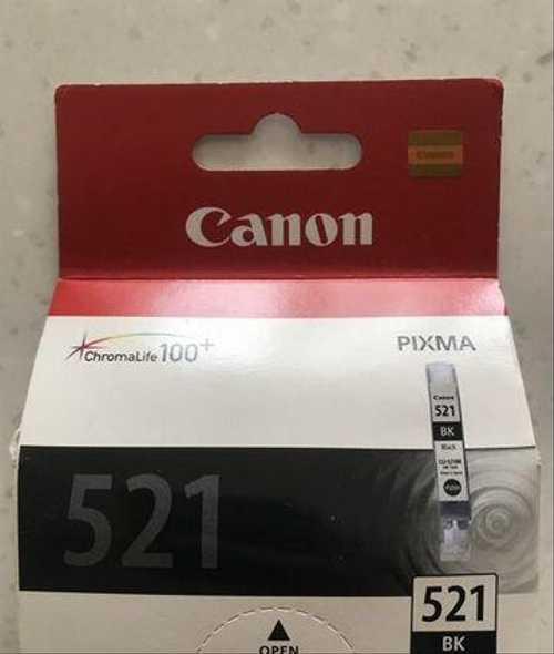 Картридж для Canon pixma CLI 521 bk