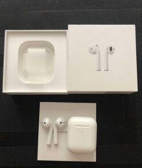 Apple airpods 2 оригинал с беспроводной зарядкой | Festima.Ru – частные ...