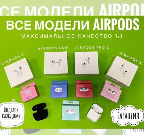 AirPods Pro / 2 / 3 / Max / Ultra-Premium+гарантия