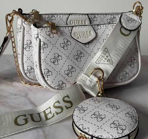 Сумка guess белая