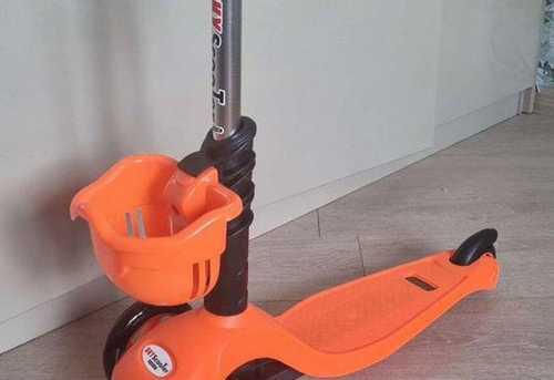 Самокат Tech Team Scooter трансформер Orange