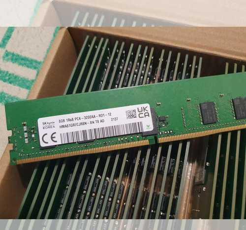 Серверная память SK Hynix 8Gb DDR4 3200 ECC REG